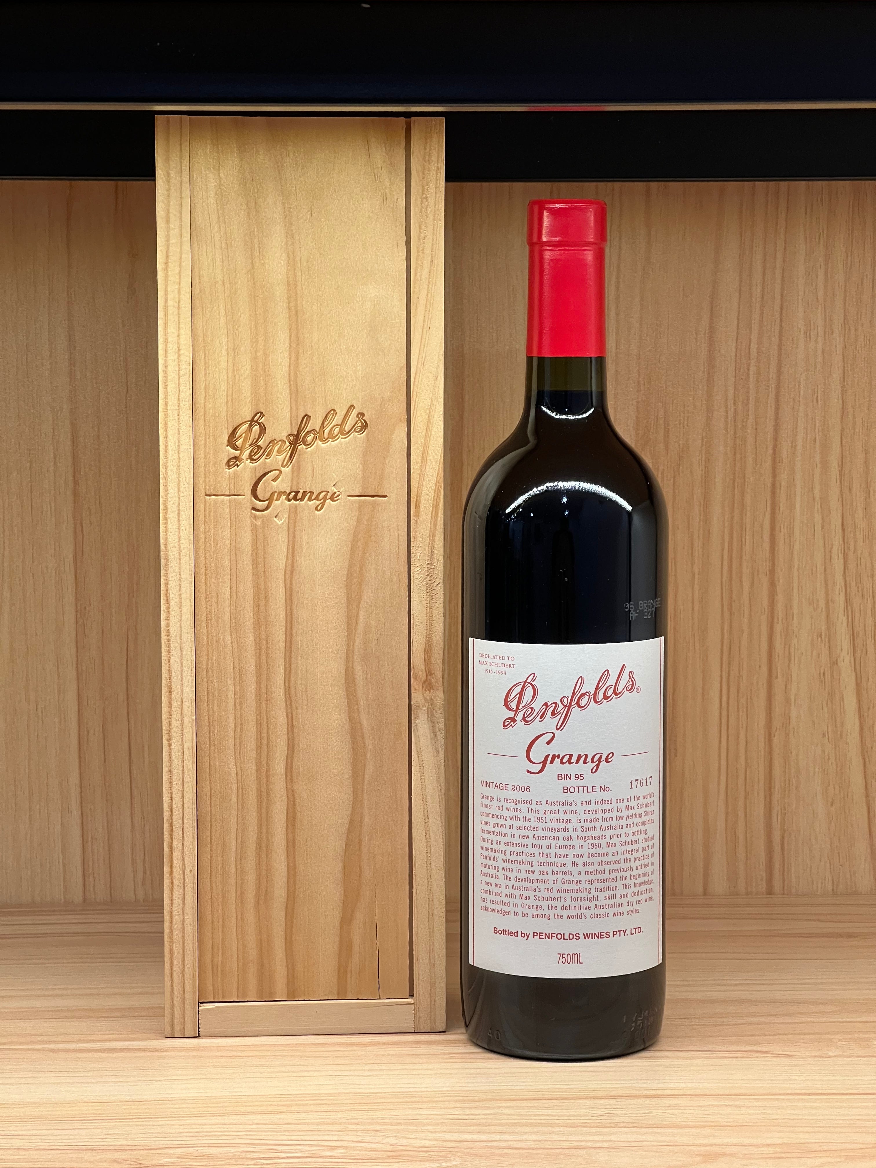 2006 Penfolds Bin 95 Grange Shiraz Gift box 750ml – JC FINE WINES